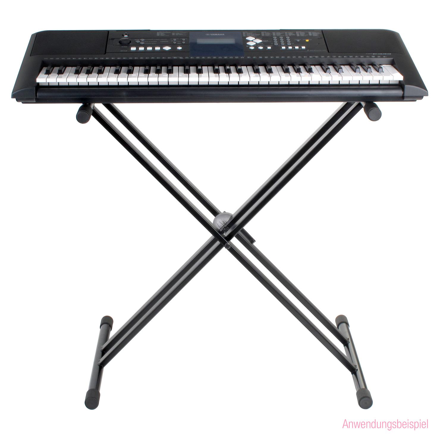 Classic Cantabile PRO II Keyboard Stand - Double Struts - X-Shaped ...